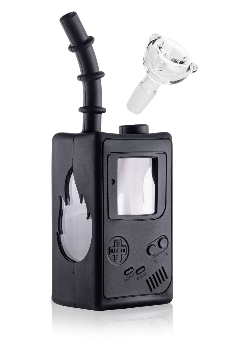 Juice Box Silicone & Glass Bong – Crazy Donkey Glass