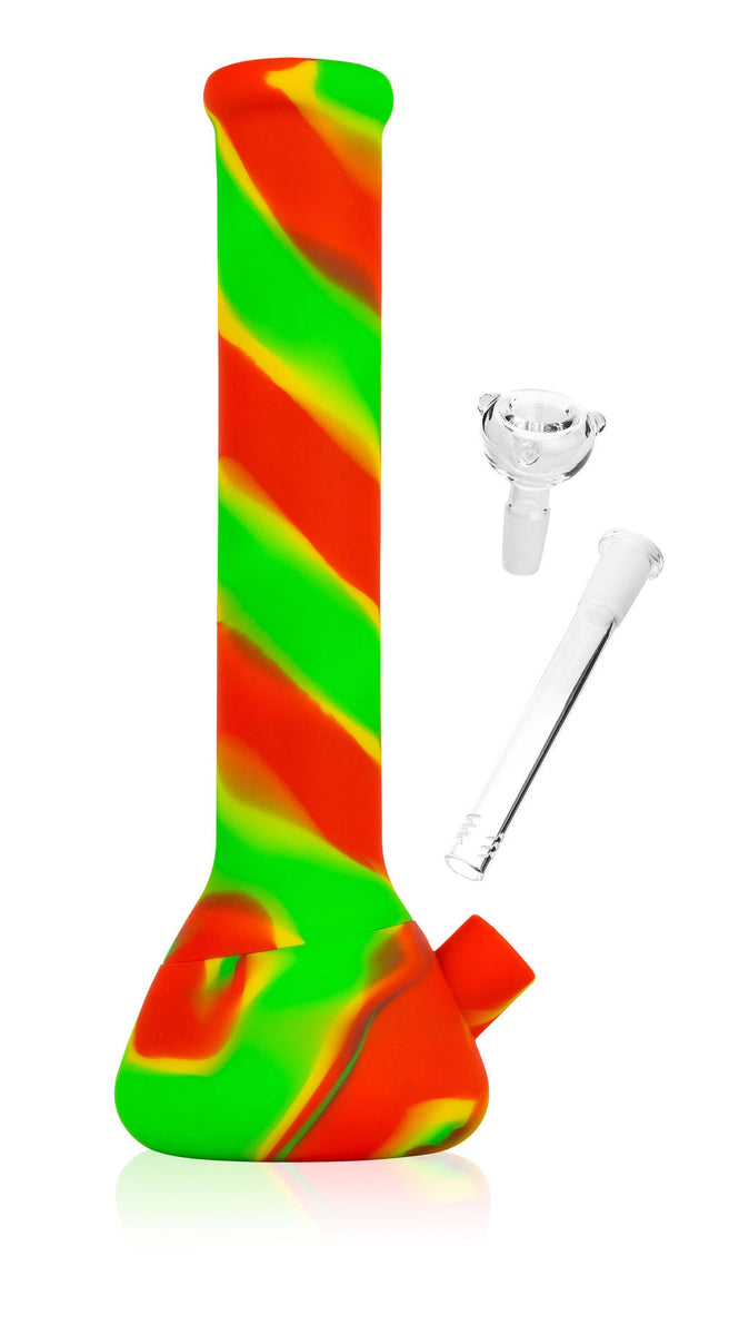Large Silicone Beaker Bong – Crazy Donkey Glass