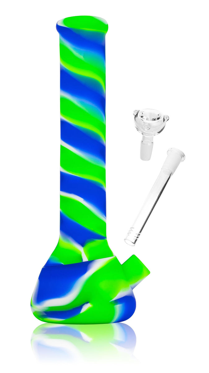 Large Silicone Beaker Bong – Crazy Donkey Glass