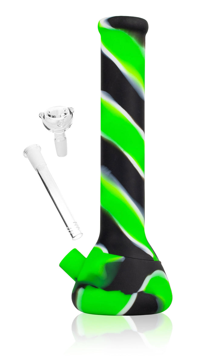 Large Silicone Beaker Bong – Crazy Donkey Glass