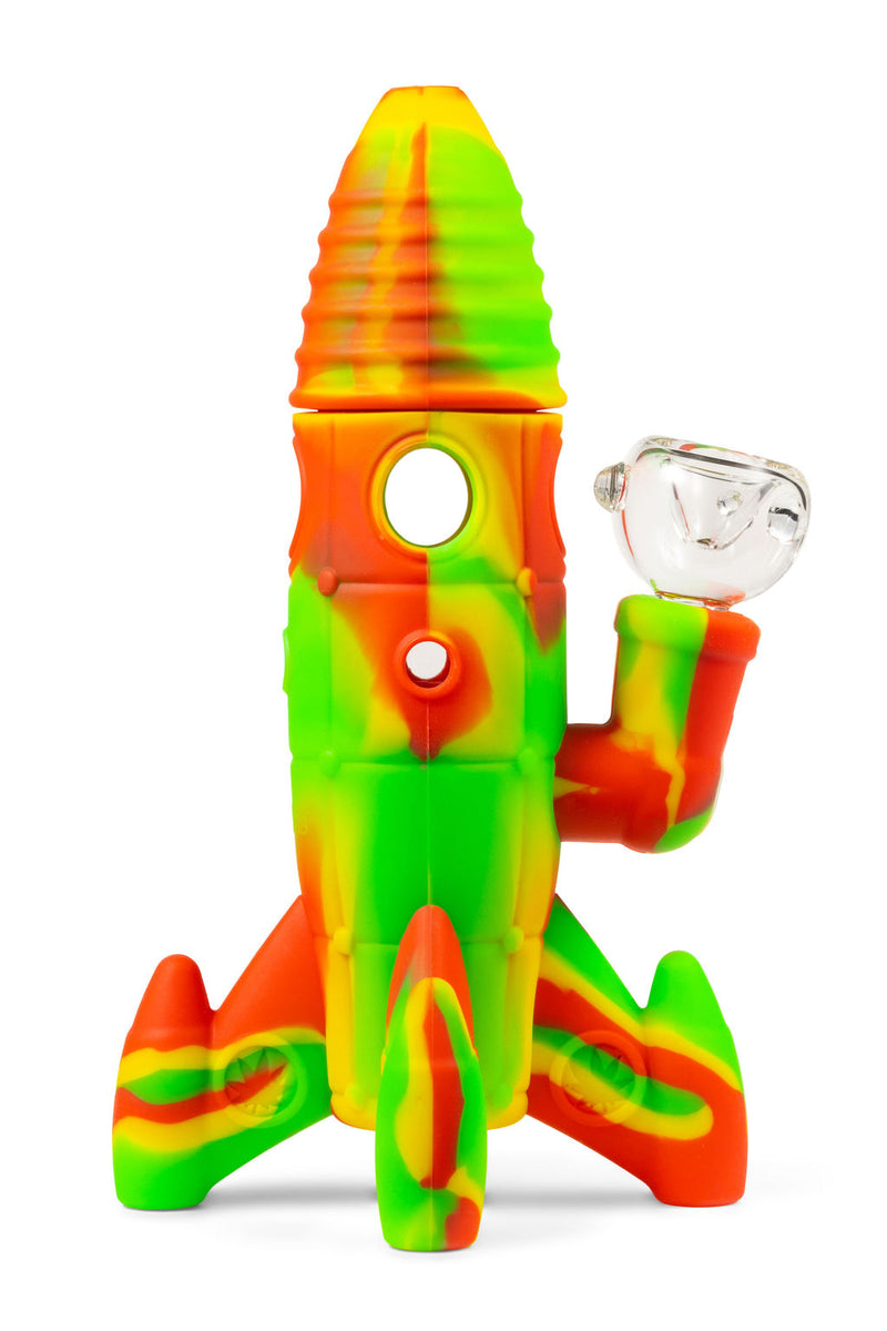 Silicone Rocket Ship Bong – Crazy Donkey Glass